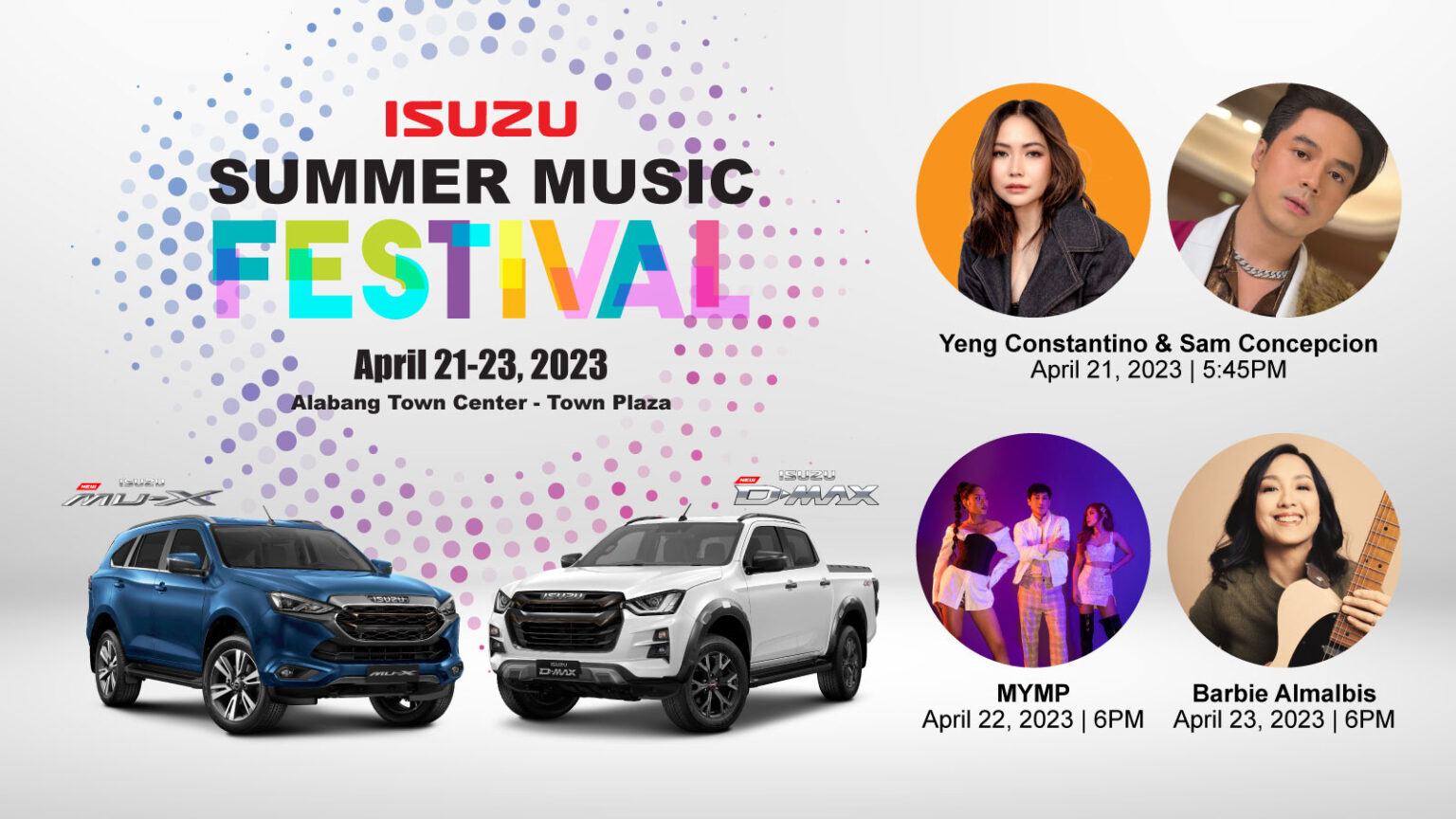 IsuzuPH announces Summer Music Festival, to unveil refreshed D-MAX ...